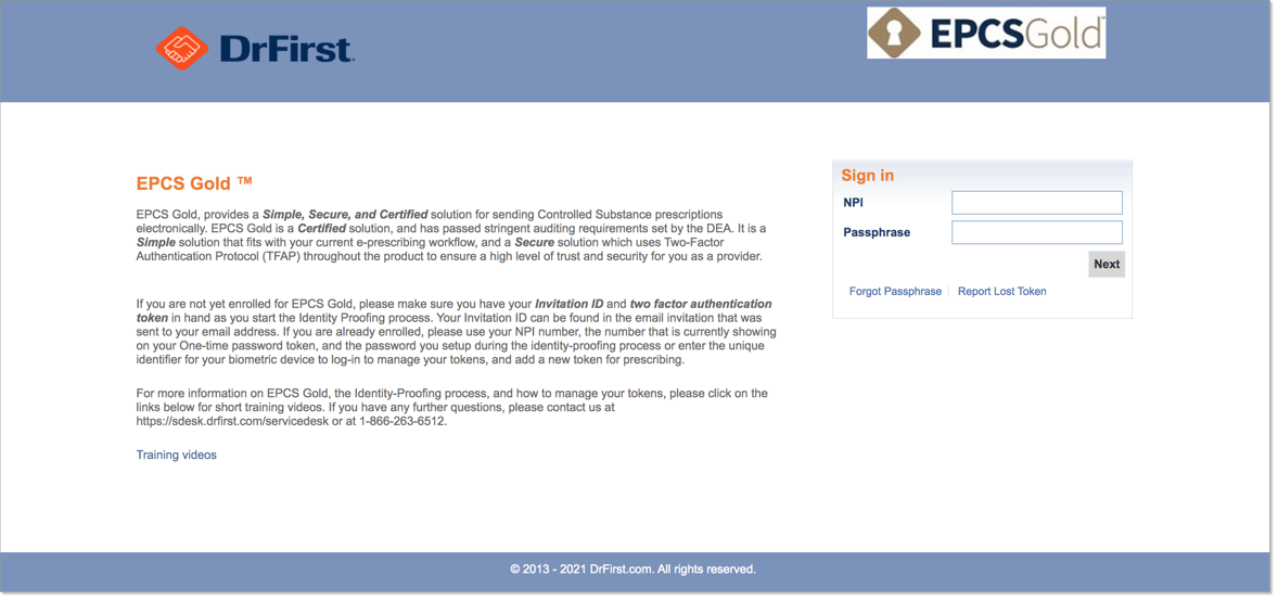 How to Set up EPCS on a New Cell Phone (EPCS Soft Token)