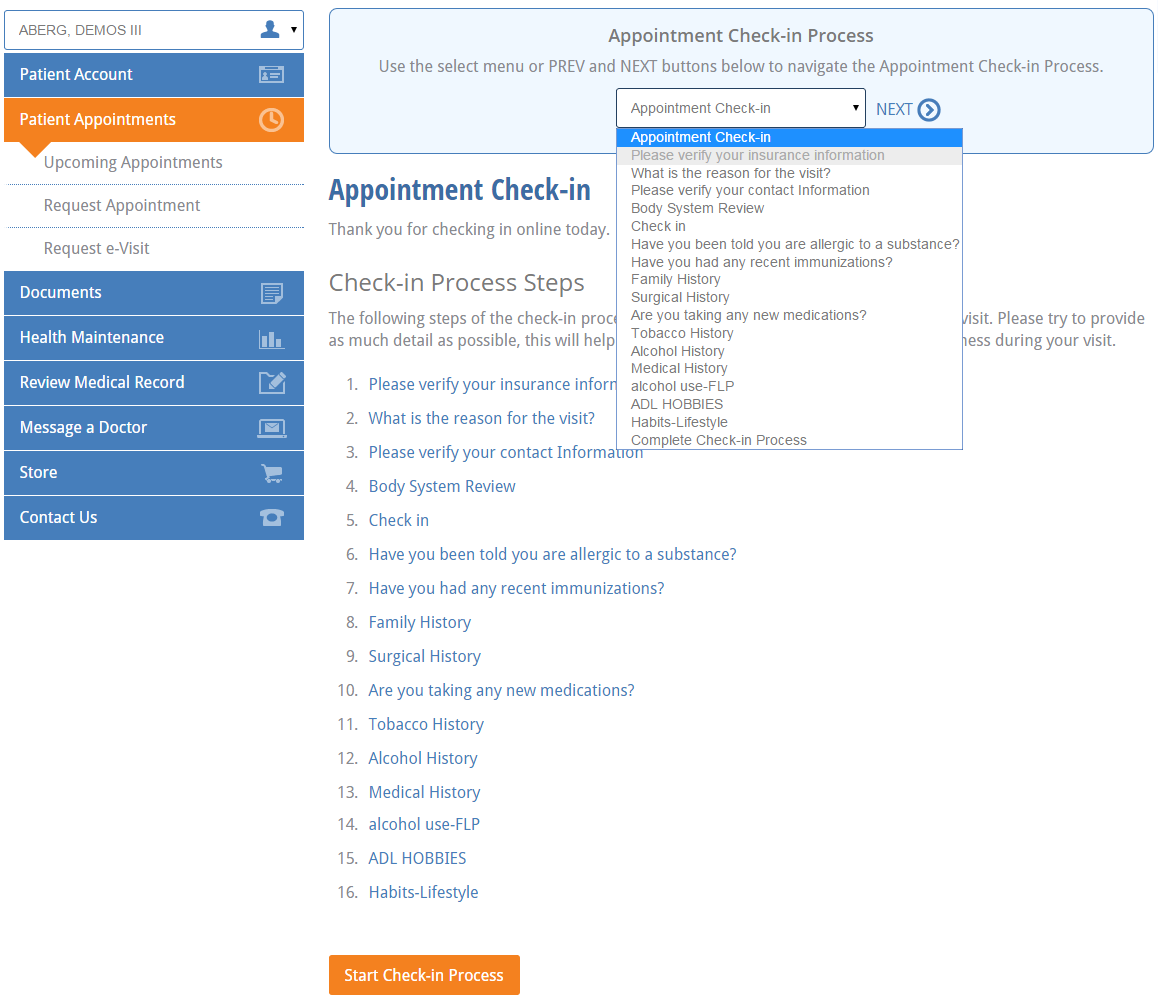 Patient Portal Software: The Benefit of Online Appointment Check in